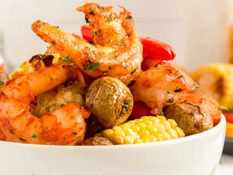 Sheet Pan Low Country Boil Recipe with Crab Legs