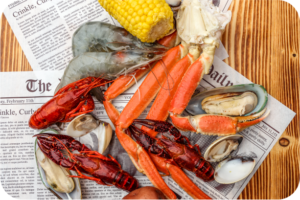 Seafood boil in Addison, TX - Red Crab Juicy Seafood