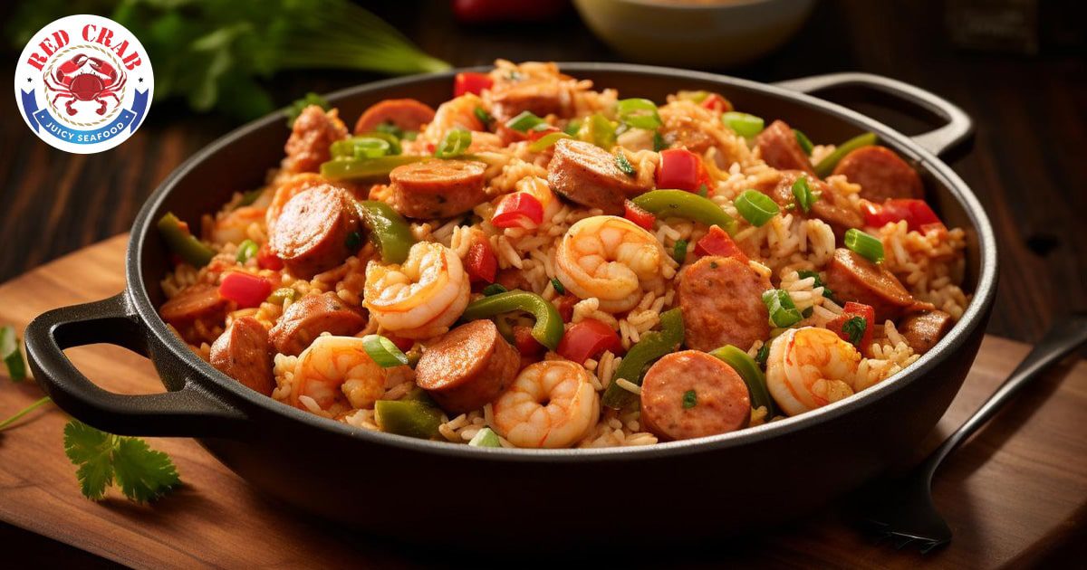 Crawfish Fried Rice Recipe - Red Crab Juicy Seafood